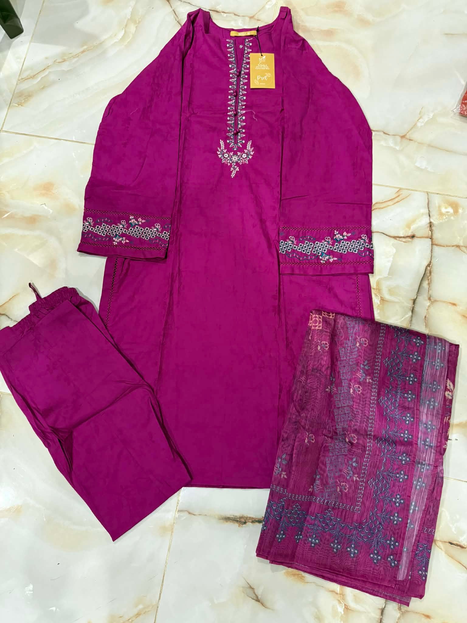 MTJ 03 PC STITCH SUIT / PURPLE – PICK CHEAP
